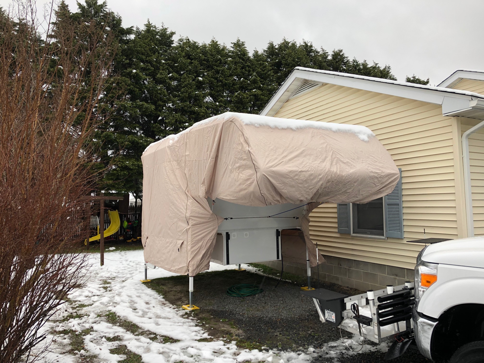 Travel Trailer Cover Fits 26' Long Travel Trailer | S2 Expedition RV Covers