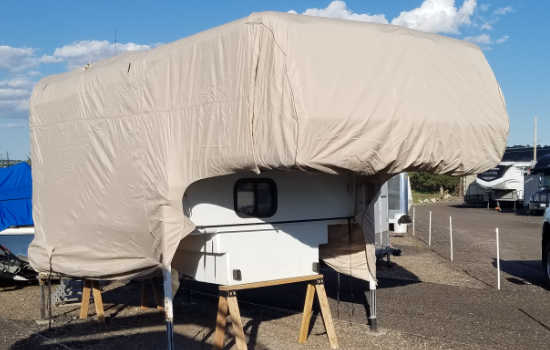Travel Trailer Cover Fits 26' Long Travel Trailer | S2 Expedition RV Covers