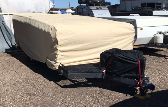 Class C RV Cover Fits 31' Long Class C RV | Goldline RV Covers