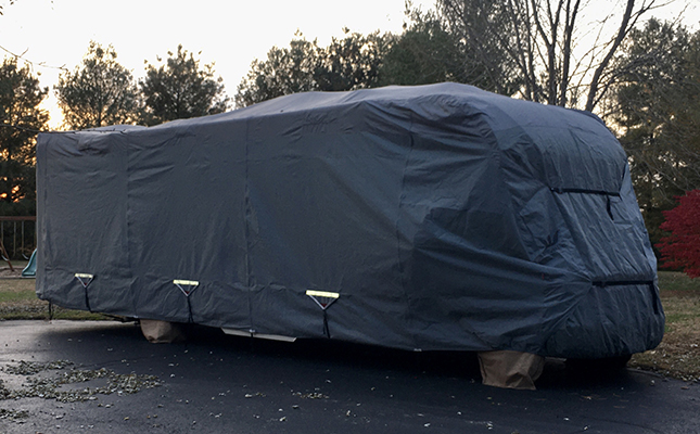 Class C RV Cover Fits 24' Long Class C RV | S2 Expedition RV Covers