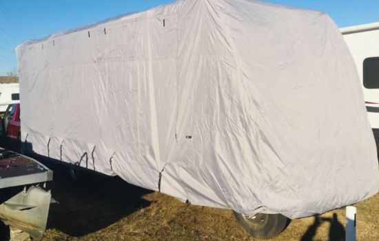 Travel Trailer Cover Fits 30' Long Travel Trailer | S2 Expedition RV Covers